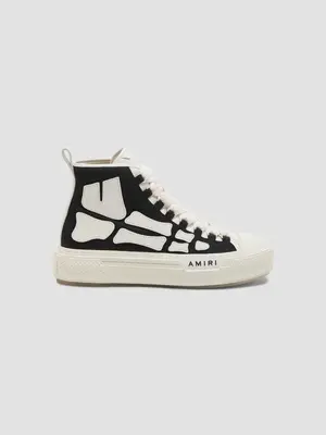 Amiri Skel Court High-top Sneakers - Black