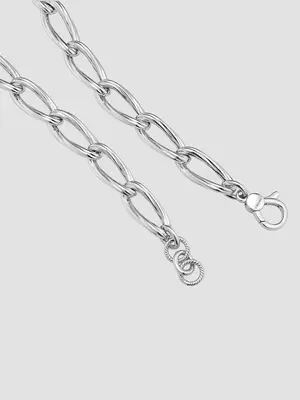 ORADINA Milanese Twist Link Bracelet In Sterling