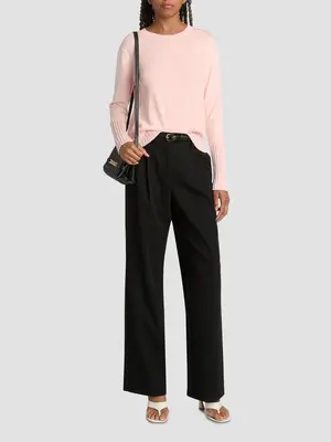 Guest In Residence Rib-knit Cotton-blend Sweater - Sprinkle