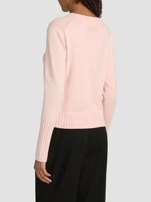Guest In Residence Rib-knit Cotton-blend Sweater - Sprinkle
