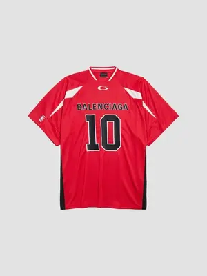 Balenciaga X Nba Collaboration Oversized T-shirt - Red