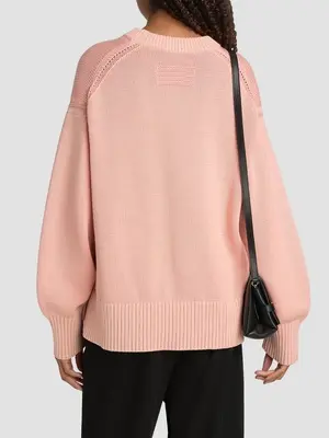 Guest In Residence Sunwash Cotton-cashmere Crewneck Sweater - Sprinkle