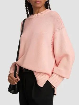 Guest In Residence Sunwash Cotton-cashmere Crewneck Sweater - Sprinkle
