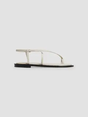 A.emery A. Emery Reef Leather Sandals Eggshell