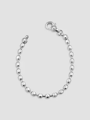 ORADINA Axis Bead Bracelet In Sterling - Silver