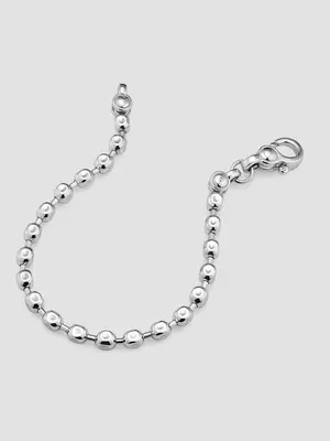 ORADINA Axis Bead Bracelet In Sterling