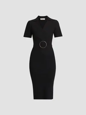 Chiara Boni La Petite Robe Shihi Belted Cocktail Dress