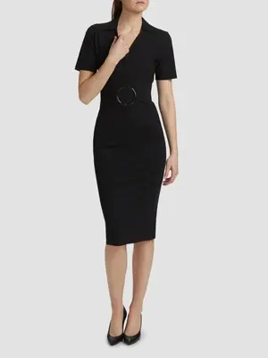 Chiara Boni La Petite Robe Shihi Belted Cocktail Dress