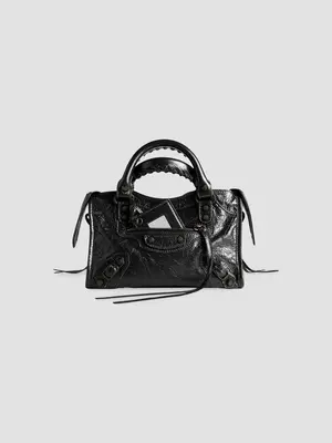 Balenciaga Le City Crossbody Bag - Black