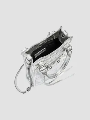 Balenciaga Le City Crossbody Bag - Silver
