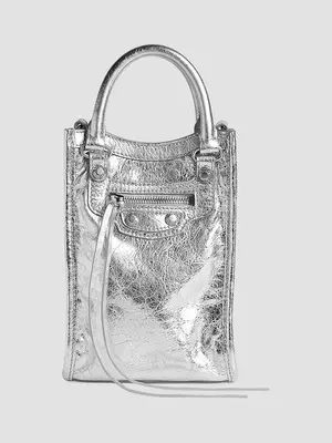 Balenciaga Le City Crossbody Bag - Silver
