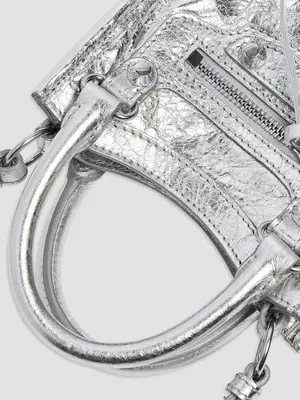 Balenciaga Le City Crossbody Bag - Silver