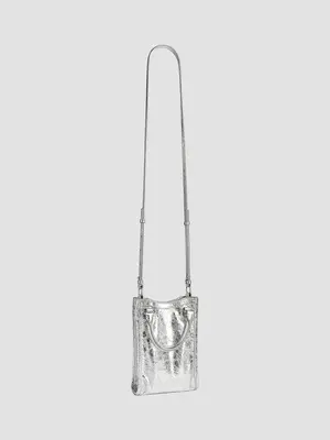 Balenciaga Le City Crossbody Bag - Silver