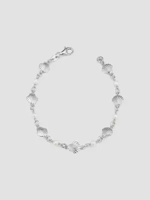 ORADINA Ocean Treasures Station Bracelet In Sterling