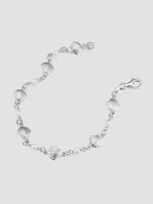 ORADINA Ocean Treasures Station Bracelet In Sterling