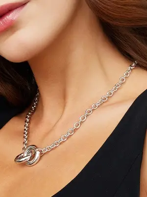 ORADINA Together Pendant Necklace In Sterling