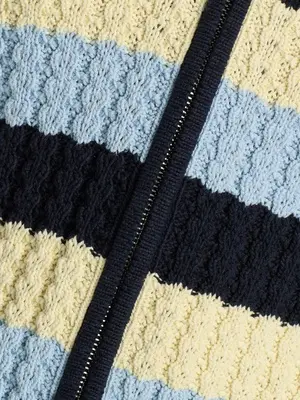 Guest In Residence Kirby Striped Silk-cotton Jacket