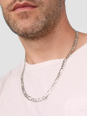 ORADINA Founders Figaro Chain In Sterling