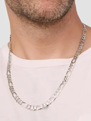 ORADINA Founders Figaro Chain In Sterling