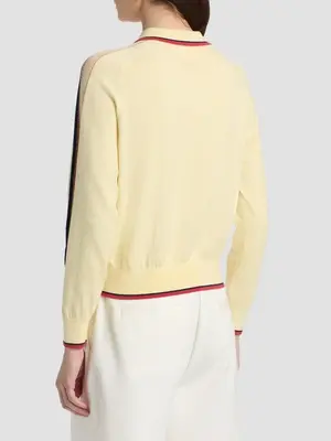 Guest In Residence Relay Cashmere Polo Sweater - Mist