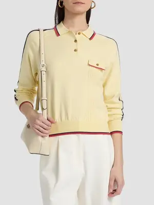 Guest In Residence Relay Cashmere Polo Sweater - Mist