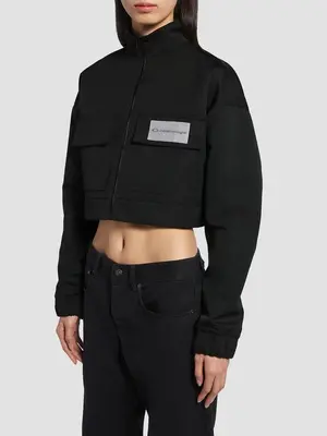 Balenciaga Cropped Tracksuit Jacket