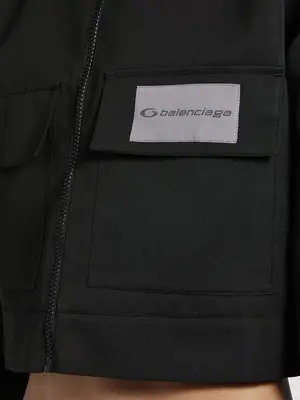 Balenciaga Cropped Tracksuit Jacket
