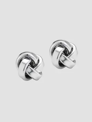 ORADINA Eternal Knot Studs In Sterling - Silver