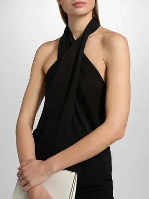 TOTEME Twisted Jersey Halter Top