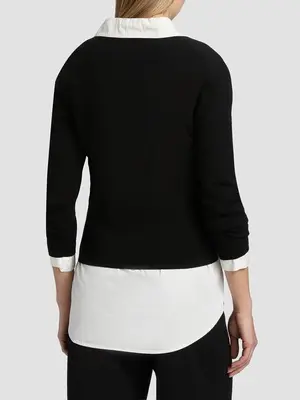 TOTEME Compact Knit V-neck Top