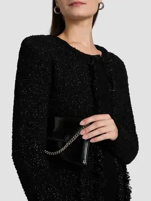 Chiara Boni La Petite Robe Borant Metallic Tweed Cardigan