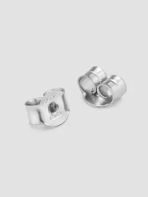 ORADINA Contour Drop Earrings In Sterling