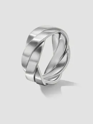David Yurman Dy Helios Band Ring In Sterling 9mm