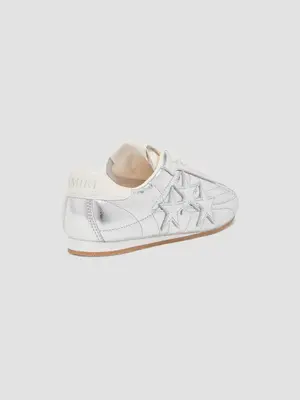 Amiri Pacific Metallic Leather Football Sneakers