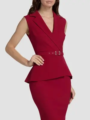 Chiara Boni La Petite Robe Thadira Jersey Sleeveless Gown