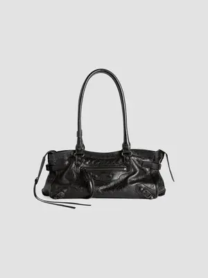 Balenciaga Le City Top Handle East-west Bag - Black