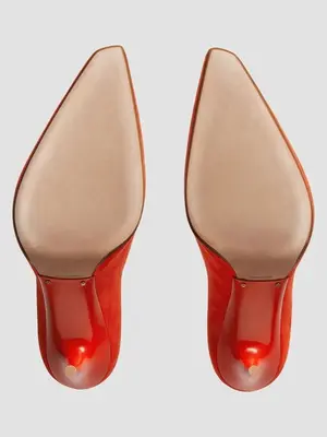Balenciaga Duchesse Pumps - Orange