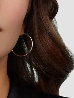 ORADINA Bold Everyday Hoops In Sterling