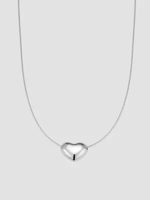 ORADINA Lover Pendant Necklace In Sterling - Silver