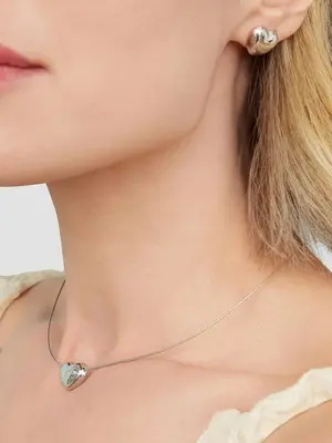 ORADINA Lover Pendant Necklace In Sterling