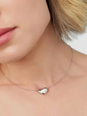 ORADINA Lover Pendant Necklace In Sterling