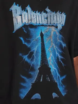 Balenciaga Paris Thunderstorm Oversized T-shirt