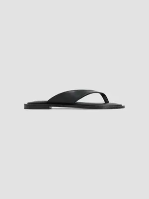 A.emery Viola Leather Sandals - Black