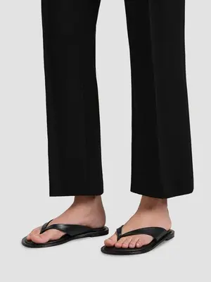 A.emery Viola Leather Sandals - Black