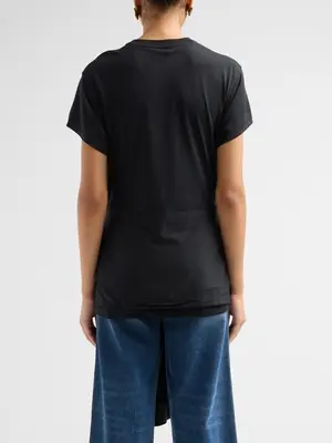 TOTEME Tie-waist Jersey Top