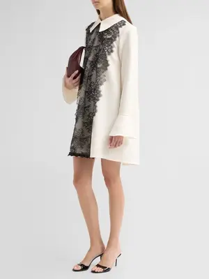 ALEMAIS Phyllis Lace Mini Dress
