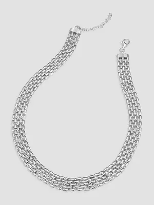 ORADINA The Panther Necklace In Sterling