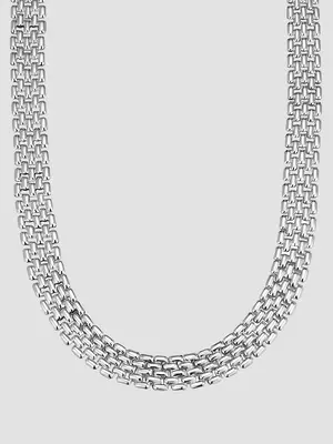 ORADINA The Panther Necklace In Sterling - Silver