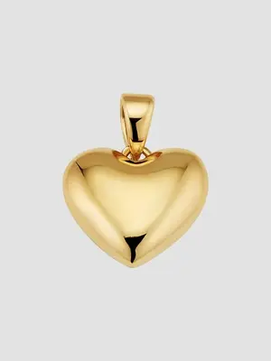 ORADINA 14k Yellow Lovely Pendant Charm