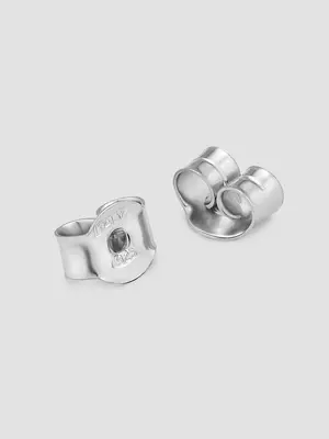 ORADINA Wrap Me Up Bow Studs In Sterling